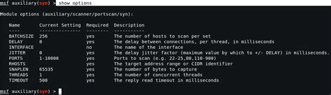TCP SYN Scanning With Metasploit Framework Without NMAP Yeah Hub
