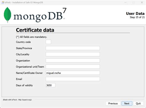 mongodb installation procedure