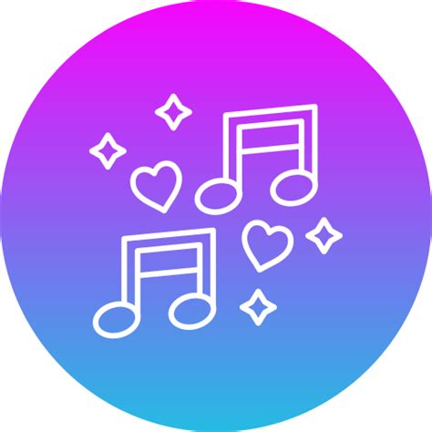 Musical Notes Generic Gradient Fill Icon Freepik