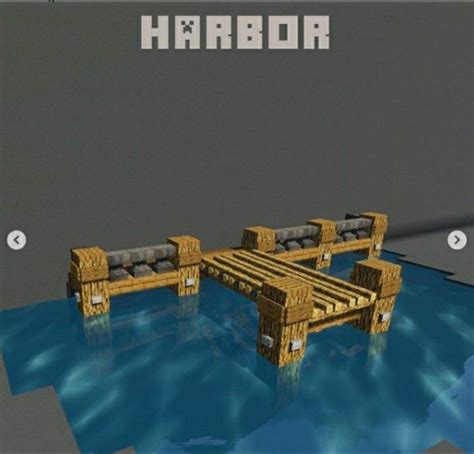 Harbor Part 1 Ideias De Minecraft Projetos Minecraft Construção De