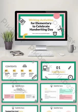 Free Handwriting Alphabet Google Slides And PowerPoint PPT Template Pngtree