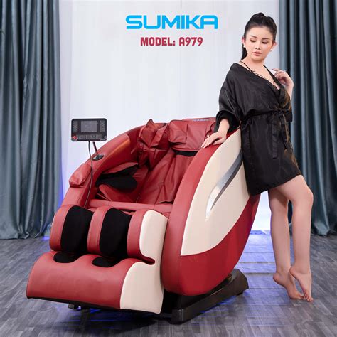 Ghế Massage Thư Giãn Toàn Thân Sumika A979 Red