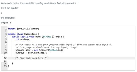answered write code that outputs variable… bartleby