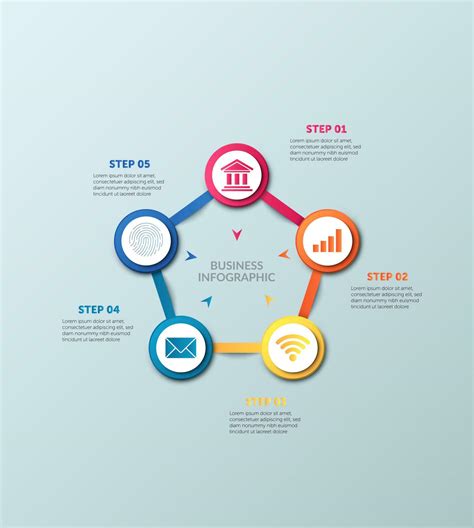 Vector Circle Infographic Cycle Diagram Graph Presentation Chart Business Infographics