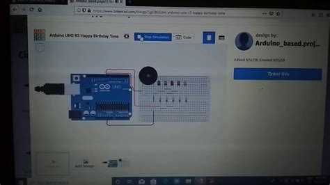 Arduino Uno R3 Happy Birthday Tone Youtube