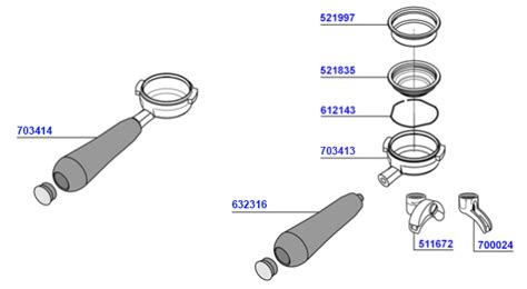 Portafilters And Filter Baskets Victoria Arduino Coffee Parts