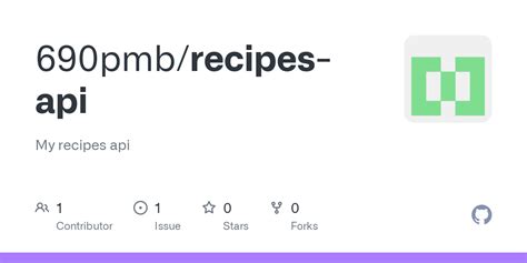 Github 690pmbrecipes Api My Recipes Api
