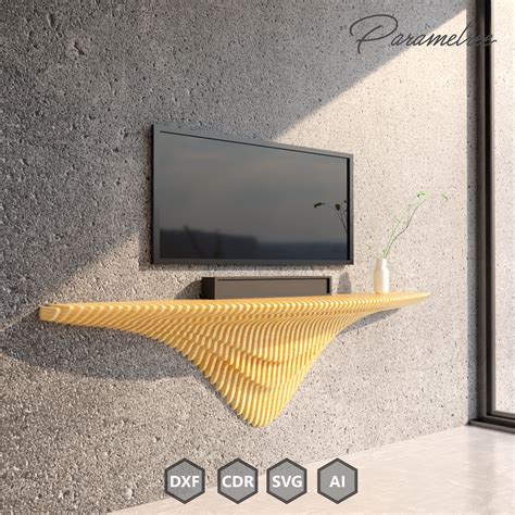 Parametric Shelf 02 Design Filesfor Cnc Cutting 3d Model Cgtrader