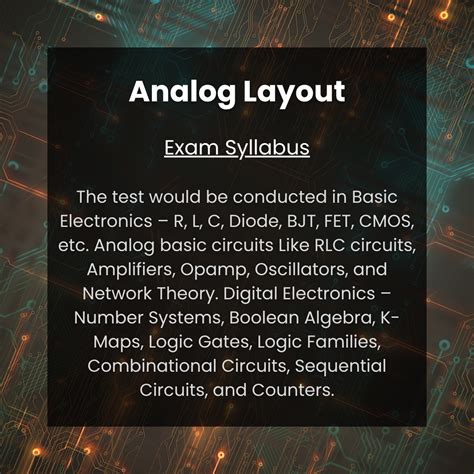 Enrolment Analog Layout Course Mast