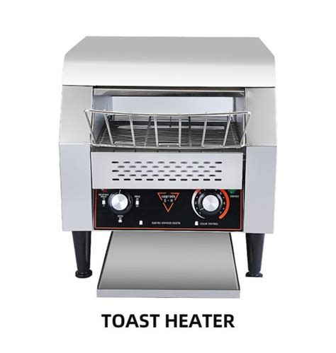상업용 체인 토스터 호텔 토스트 히터 완전 자동 샌드위치 크롤러 티몬