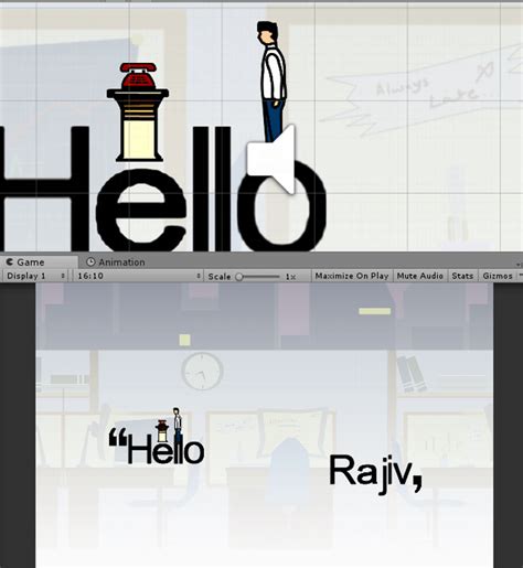 Positions Of The Objects In Scene View And Game View Not The Same