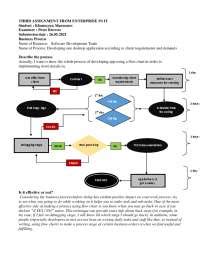 Btec Level 3 Assignment Docsity
