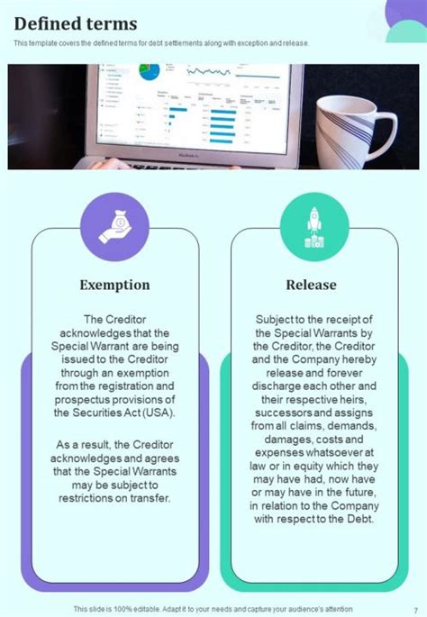Lenders To Consider Loan Settlement Proposal Report Sample Example Document Ppt Template