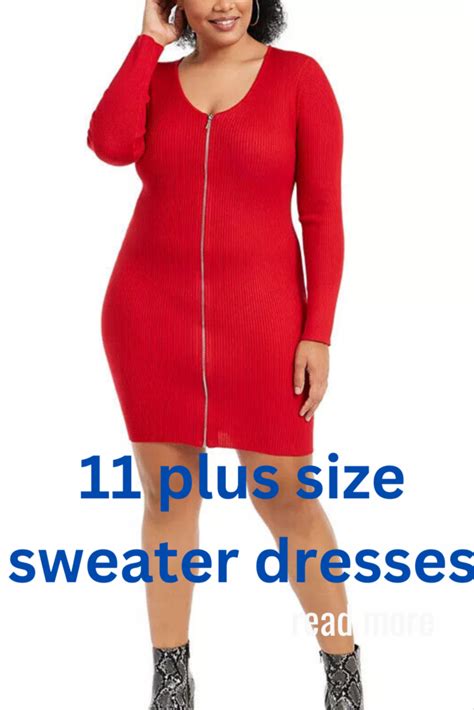 11 Best Plus Size Sweater Dress Ideas For You