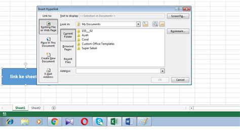 Membuat Link Antar Sheet Pada Excel ~ Arsitek Masa Depan
