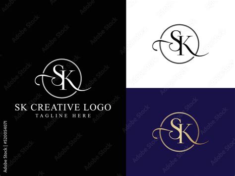 Sk Luxury Fashion Logo Or Ks Modern Logo Icon Letter Initials And Monogram Logo Design Free