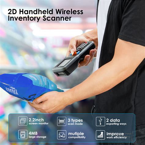 Eyoyo 2d Inventory Scanner Data Collector Portable Qr 1d Wireless Barcode Scanner Handheld