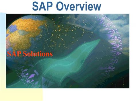 PPT SAP Overview PowerPoint Presentation Free Download ID 6592972