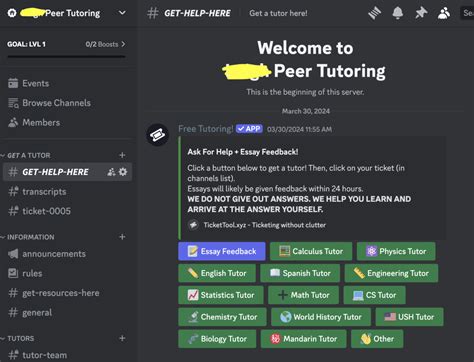 An Effective Framework For Online On Demand Peer Tutoring Peer Tutoring Resource Center