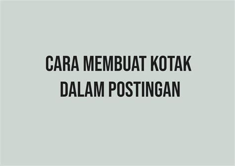 Cara Membuat Kotak Script Di Dalam Postingan Blog Terbaru Manglada Tech