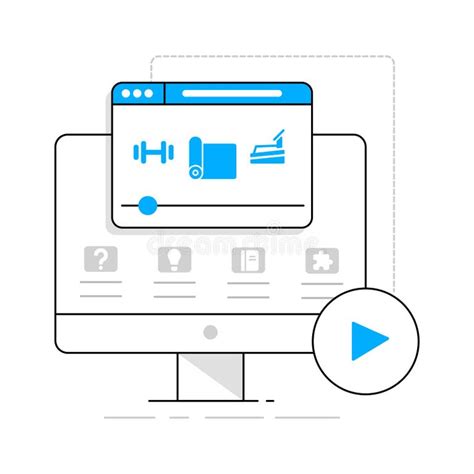 Fitness Tutorial Illustration Fitness Tutorial Illustration Exercise Tutorial Graphics