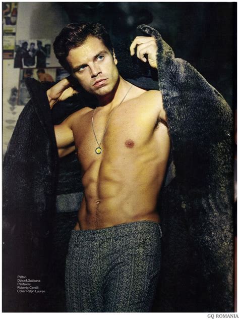 Sebastian Stan Delivers His Model Best For Gq Romania Cover Shoot