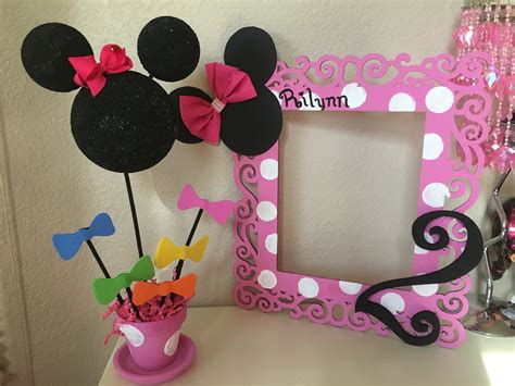 Minnie Mouse Theme Party Decorations For 2nd Birthday Celebration