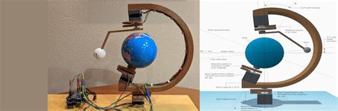 Elliot Barlas On Linkedin A Physical Earth Moon Model Using Python Python Piday Raspberrypi