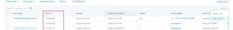Hubspot Community Enable Ticket Id To Display In Subject Line Of All Email Comms Within A