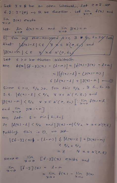 Solved Prove The Following Theorem Using Theorem 3210 2 Lim F