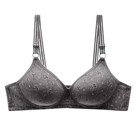 Herrnalise Sexy Tee Lightly Lined Demi Bra Breathable Bra， Moderate