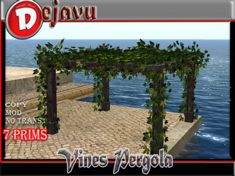Second Life Marketplace Dejavu Vine Pergola