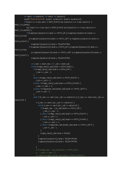 Random Code Some Of The Code I Did For This Int Row1 Int Column1