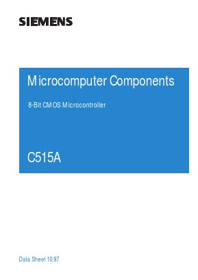 Q67121 C1068 Datasheet PDF Infineon Technologies 8 Bit CMOS Microcontroller