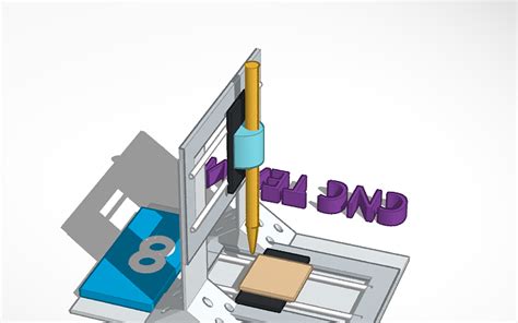 3d Design Cnc Plotter Model Tinkercad