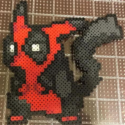 Deadchu Or Is It Pikapool By Perler Purrs Deadpool Pikachu Pokemon Pearler Bead