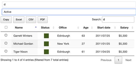 Jquery Update Datatable Info After Filtering Stack Overflow