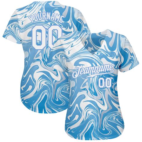 Custom Light Blue White Light Blue 3d Pattern Design Beach Authentic