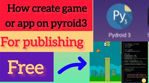 How To Make A Game Or App On Android Using Pydroid 3 Python Mobile Development Tutorial Youtube