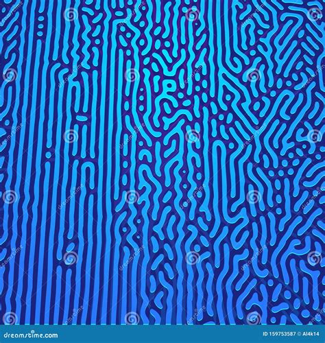 Turing Morphogenesis Reaction Diffusion Pattern Stock Vector Illustration Of Generative