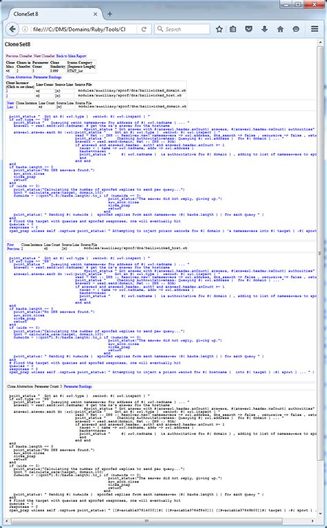 Dry Tool To Scan Ruby Code Files For Repeating Or Similar Code Chunks