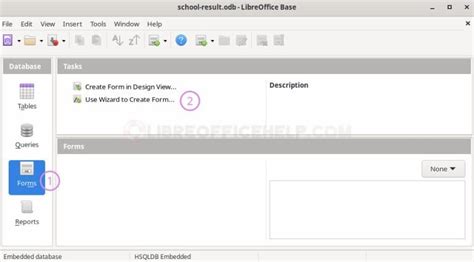 Babe Result Management System In LibreOffice Base Projects