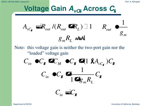 Ppt Advanced Electronics Voltage Current Buffer Frequency Response
