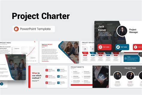Project Charter Powerpoint Presentation Template Nulivo Market