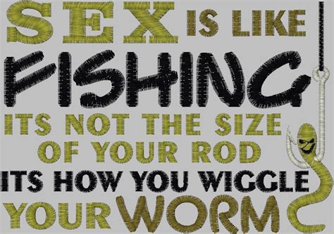 Embroidery Design Digitized Sex Is Like Fishing X Etsy