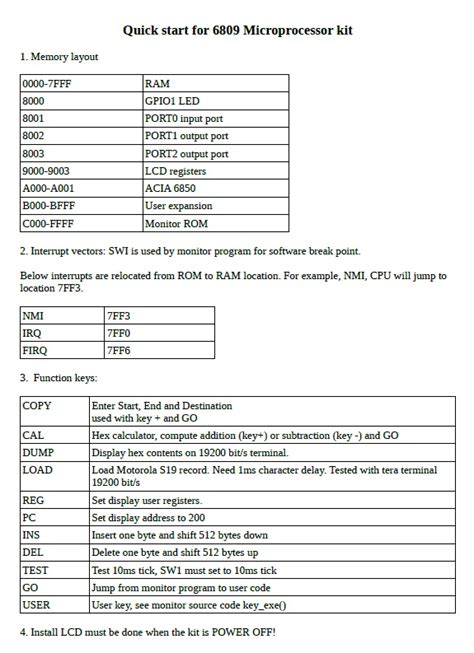 6809 Microprocessor Kit Retro Computing 6809 Microprocessor Kit Retro Computing