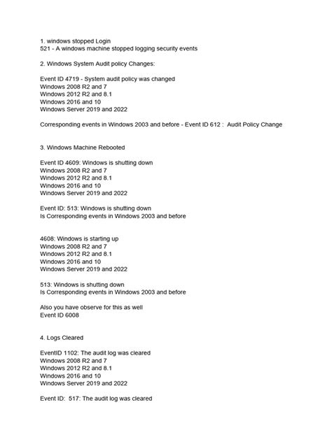 Windows Events Download Free Pdf Login Windows Server 2003