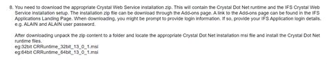 Crystal Setup Error Could Not Load File Or Assembly Ifs Community