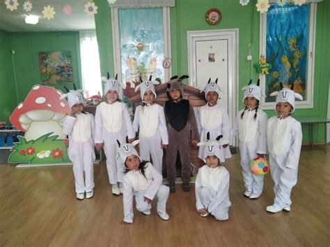 Драматизация на приказката Вълкът и седемте козлета ДГ Еделвайс Велинград