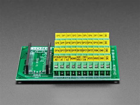 terminal block breakout module board for raspberry pi pico id 5096